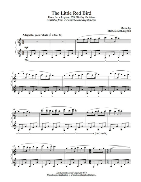 The Little Red Bird (PDF Sheet Music) – Michele McLaughlin Music