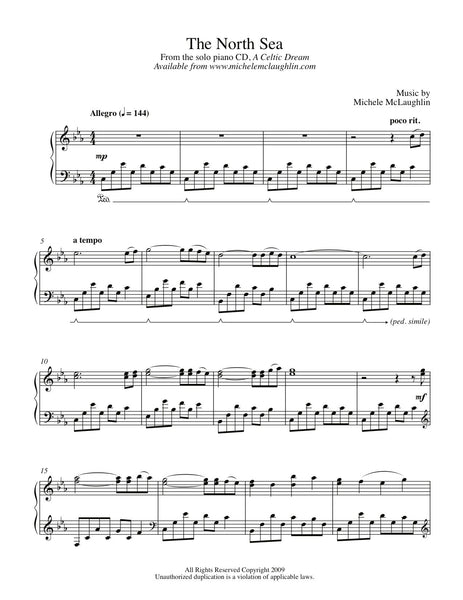 The North Sea (PDF Sheet Music) – Michele McLaughlin Music