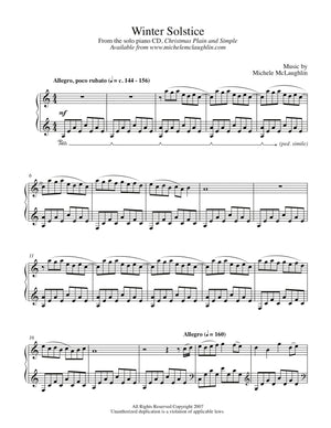 Winter Solstice (PDF Sheet Music) – Michele McLaughlin Music